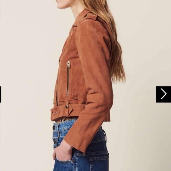 Sandro | Jackets & Coats | Sandro Suede Perfecto Jacket Nwt | Poshmark